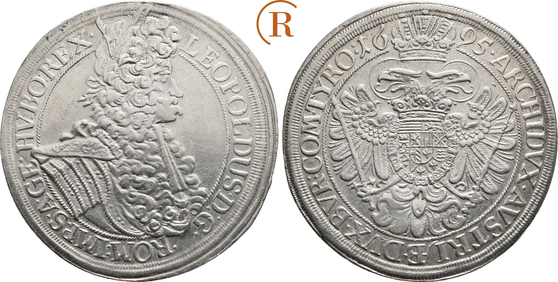 Habsburg: Taler Wien 1695 Leopold I, 1657-1705: VF | MA-Shops