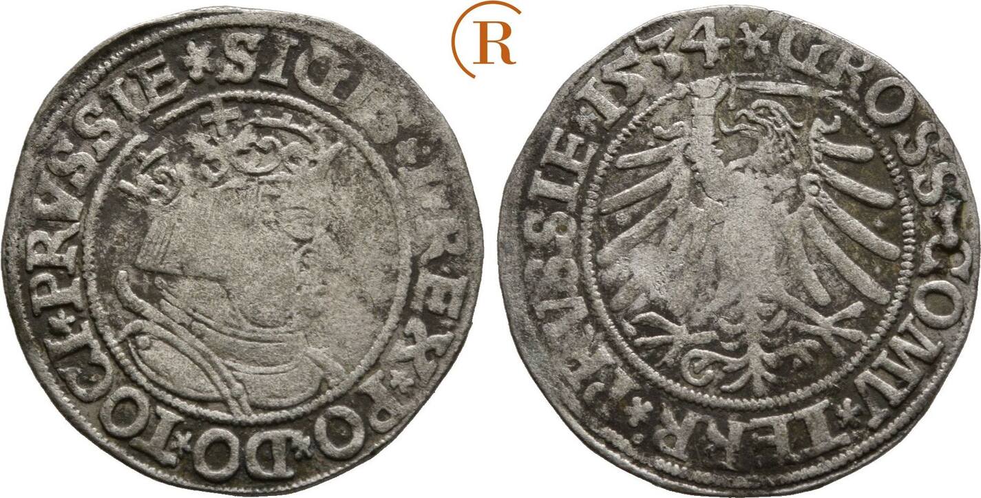 Preussen: Groschen 1534 Sigismund I, 1506-1548: VF | MA-Shops