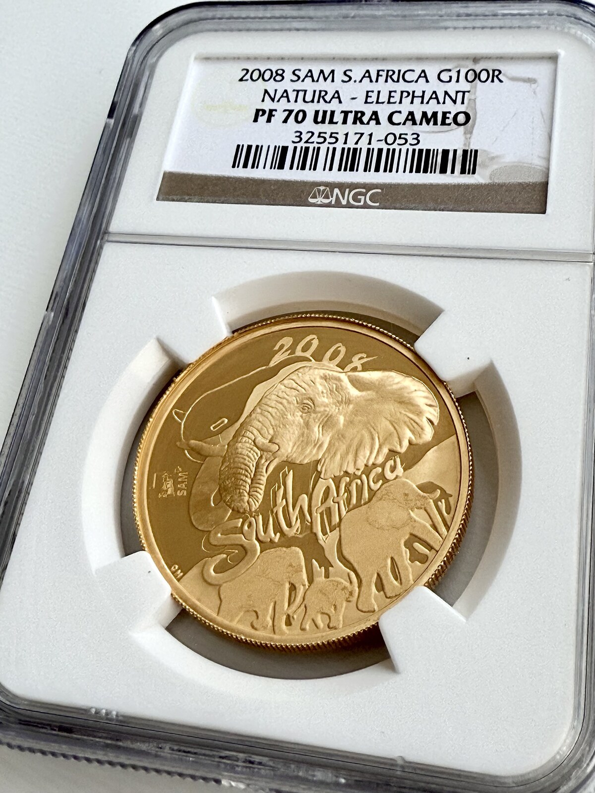 S.AFRICA G100R 2008 SAM South Africa – 2008 – Natura – Elephant – Privy ...