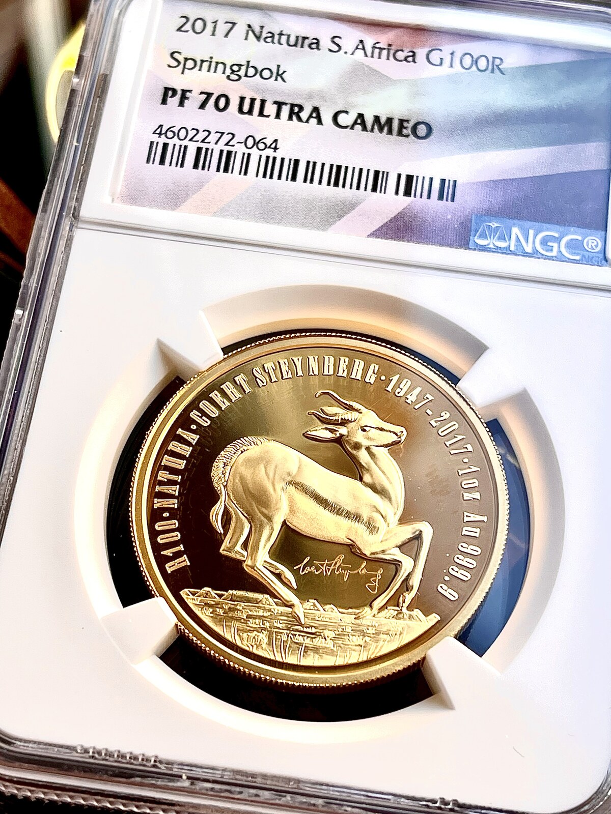 S.Africa G100R 2017 Natura Natura Series – 2017 – Springbok 5 Gold ...