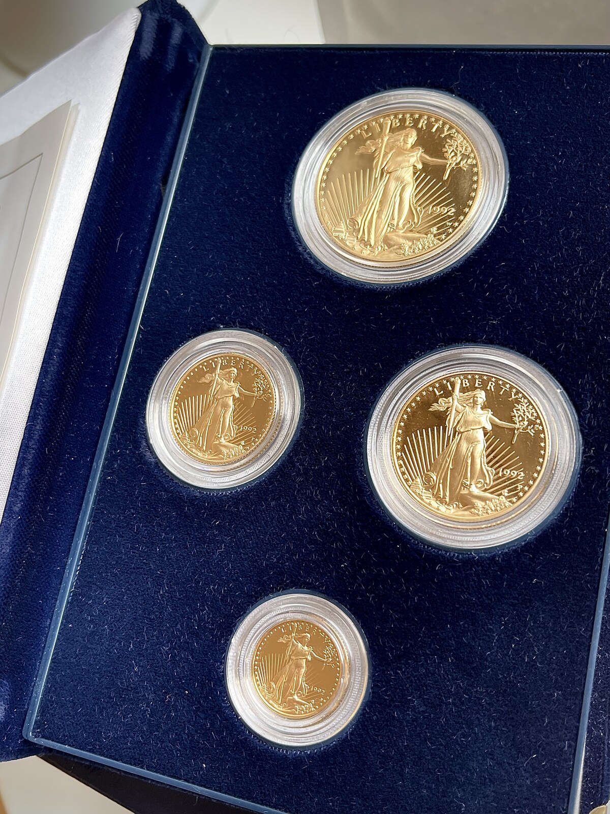 Dollar USA – American Eagle – 1992 – Gold 4 Coins Proof Set | MA-Shops