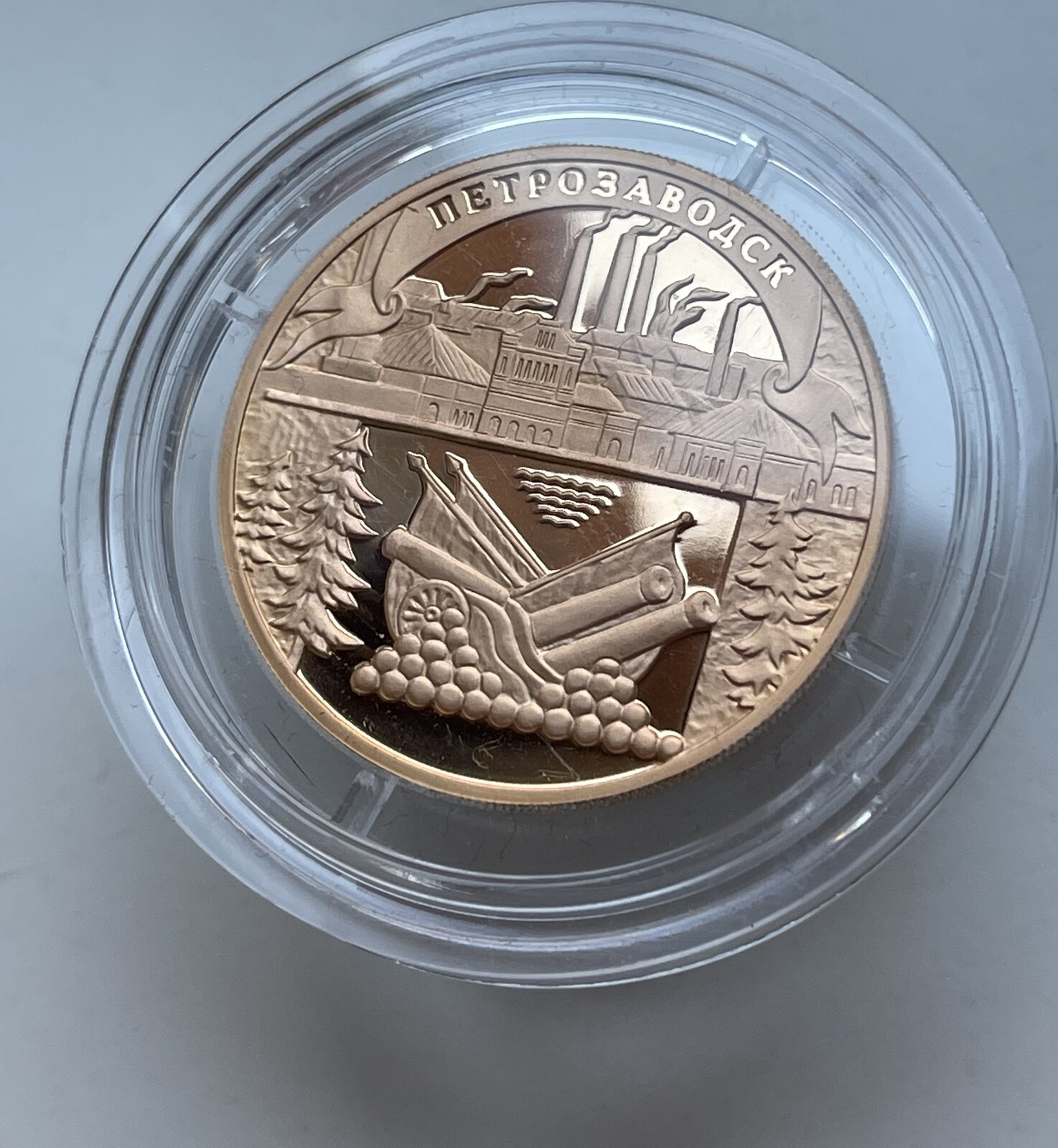 Russland 100 roubles 100 rubles gold coin 2003 Petrozavodsk 1/2 oz ...