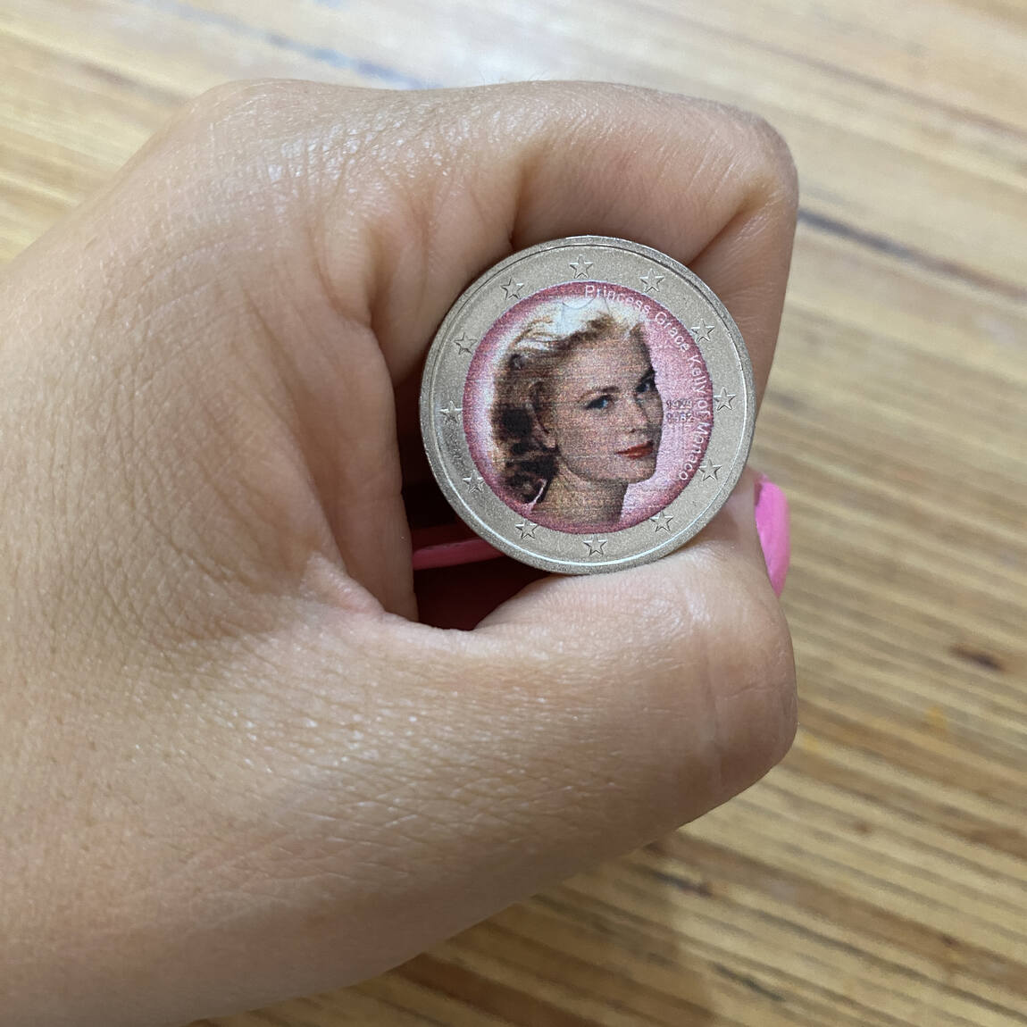 2 Euro Coloured Coin Single box Princess Grace Kelly of Monaco 1929 ...