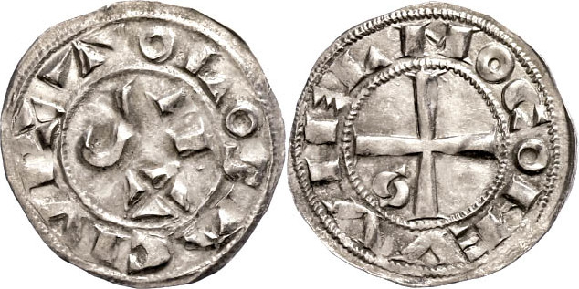 Coins Middle Ages foreign Denar France, Toulouse, (1, 19 g), undated ...