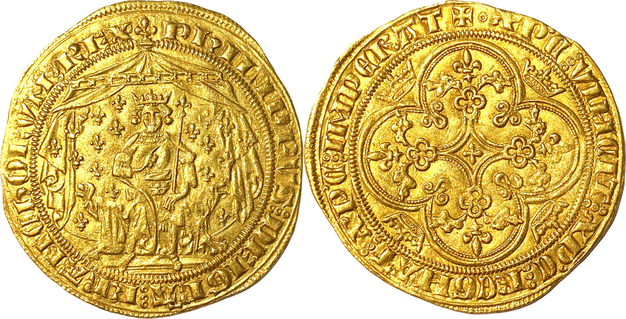 Frankreich 1328-1350 Philippe VI de Valois ( ) Pavillon d'or | MA-Shops