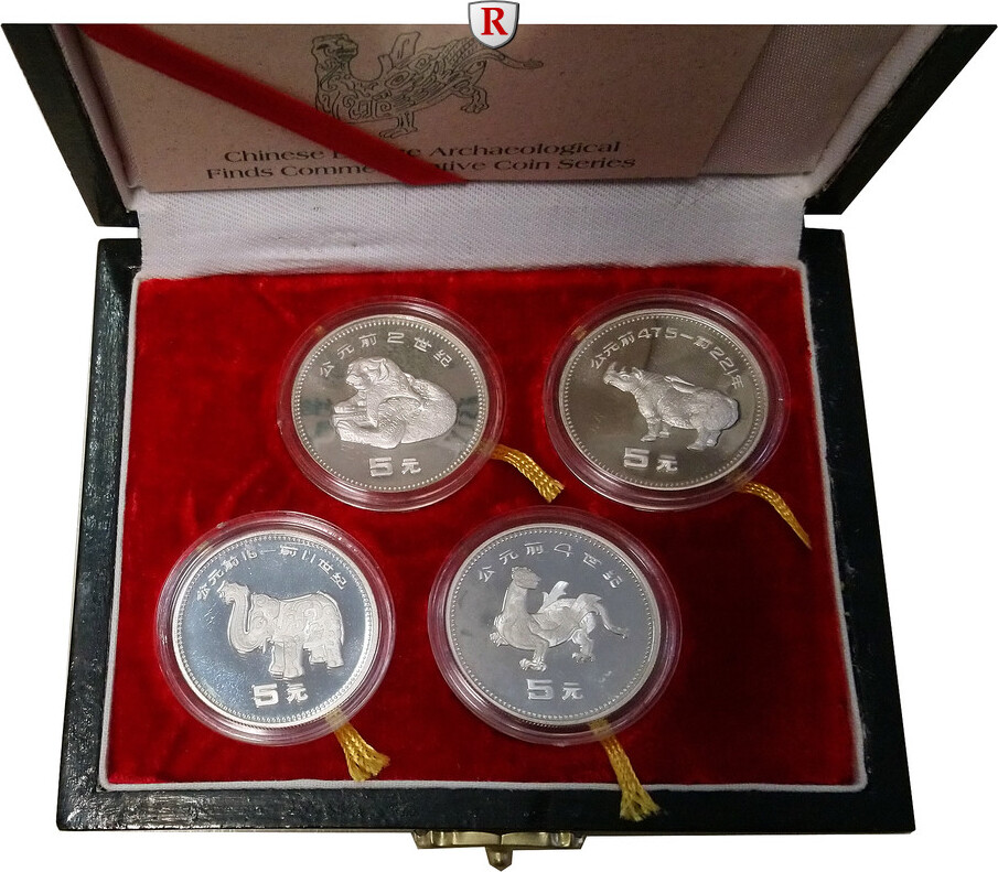 China Set 1990 People´s Republic, since 1949 proof, patina | MA-Shops