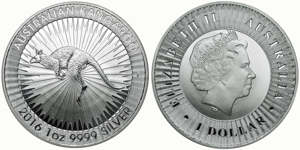 1 Dollar 2016 Australia Kangaroo Unc | MA-Shops