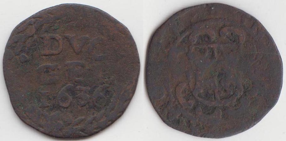 Gelderland 1/8 Stuiver / Duit 1636 Republiek 1581-1795 F | MA-Shops