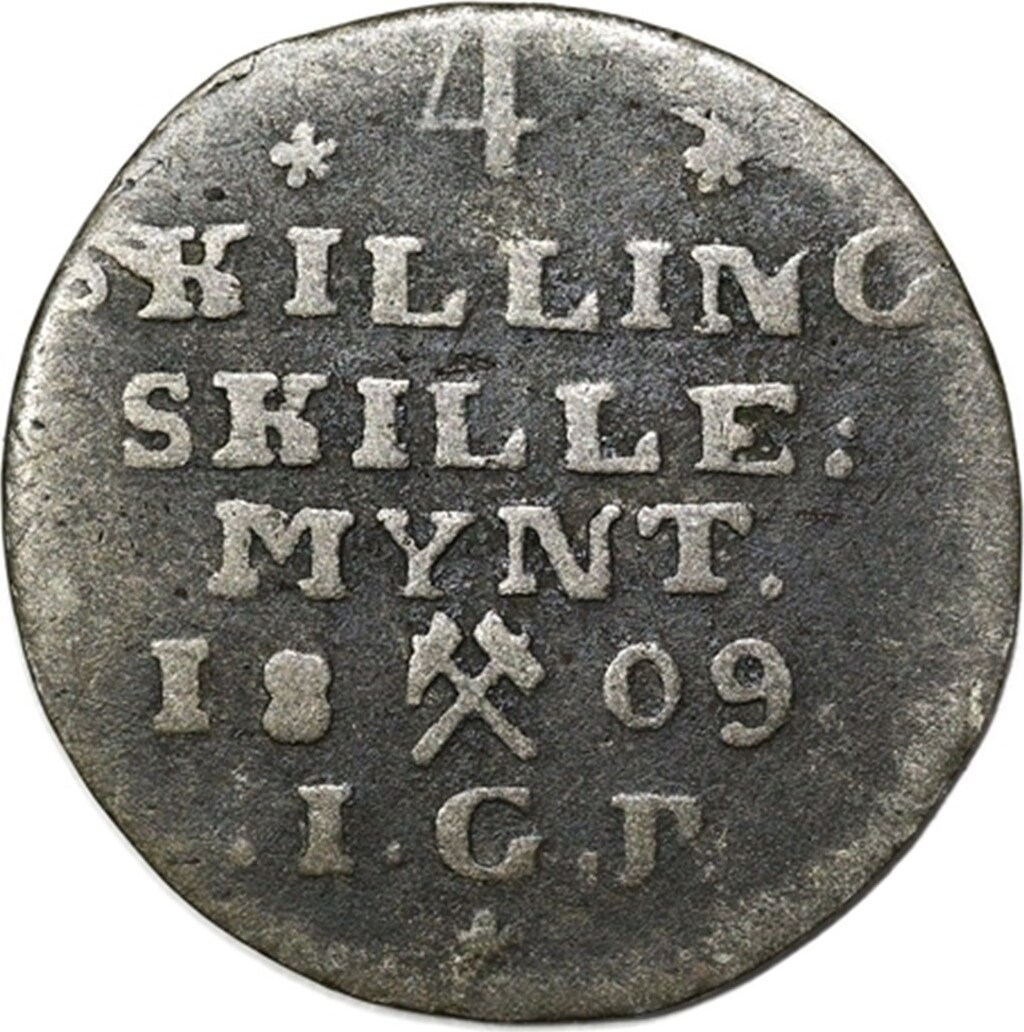 Mynter 4 Skilling 1809 Kv 1 | MA-Shops