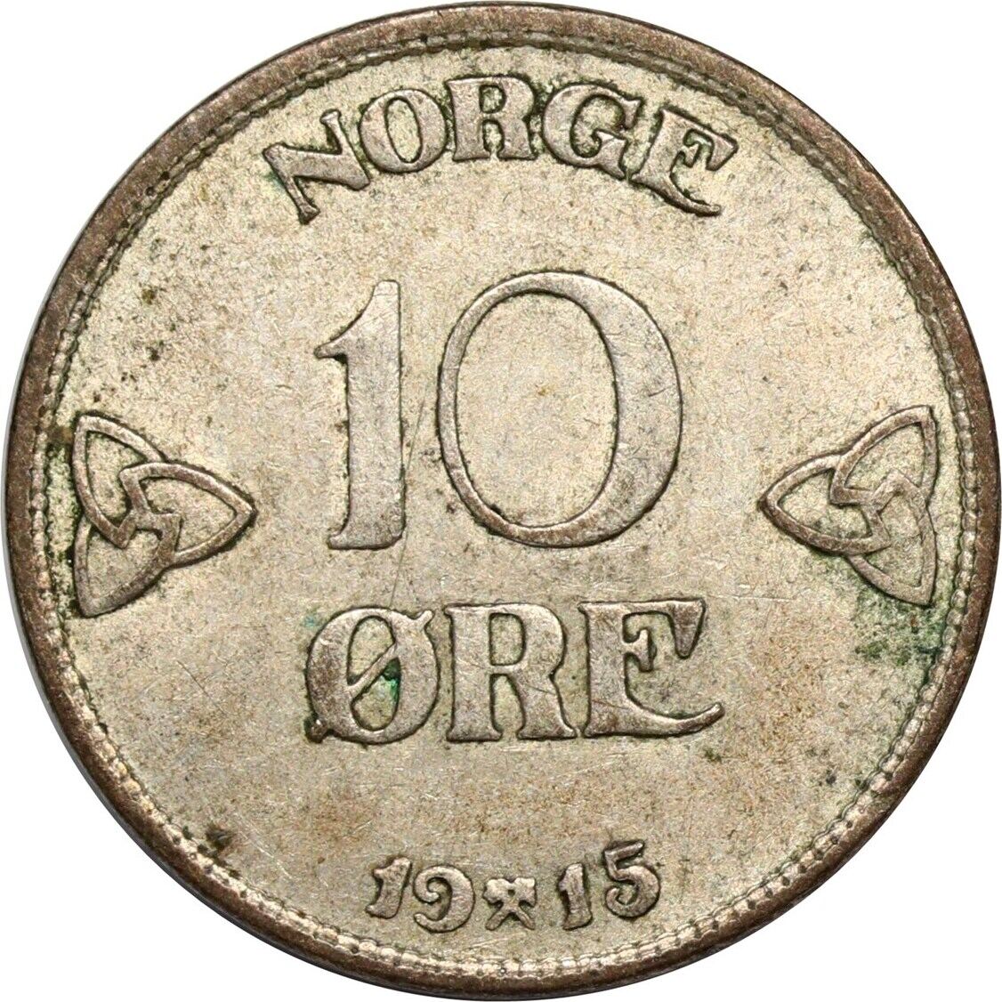 Mynter 10 Øre 1915 Kv 1+ | MA-Shops