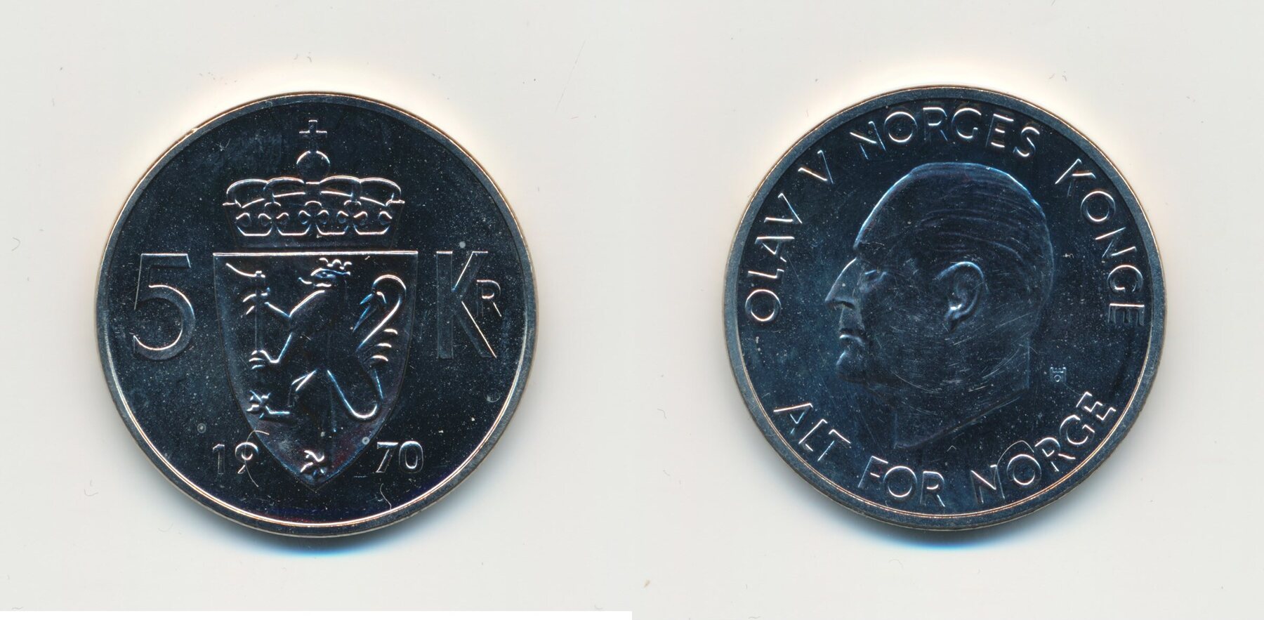 Mynter 5 Kroner 1970 Prakt | MA-Shops