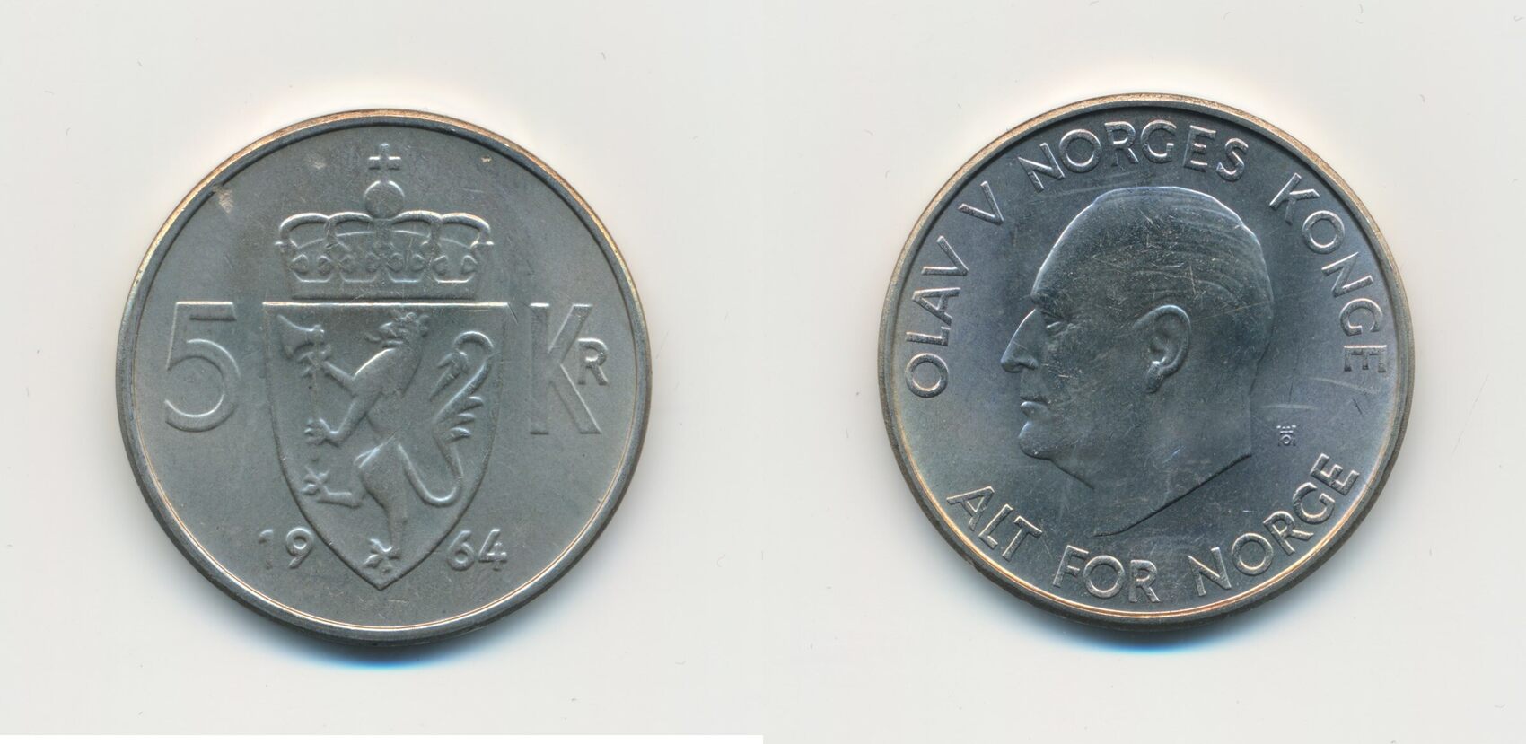 Mynter 5 Kroner 1964 Kv 0 | MA-Shops