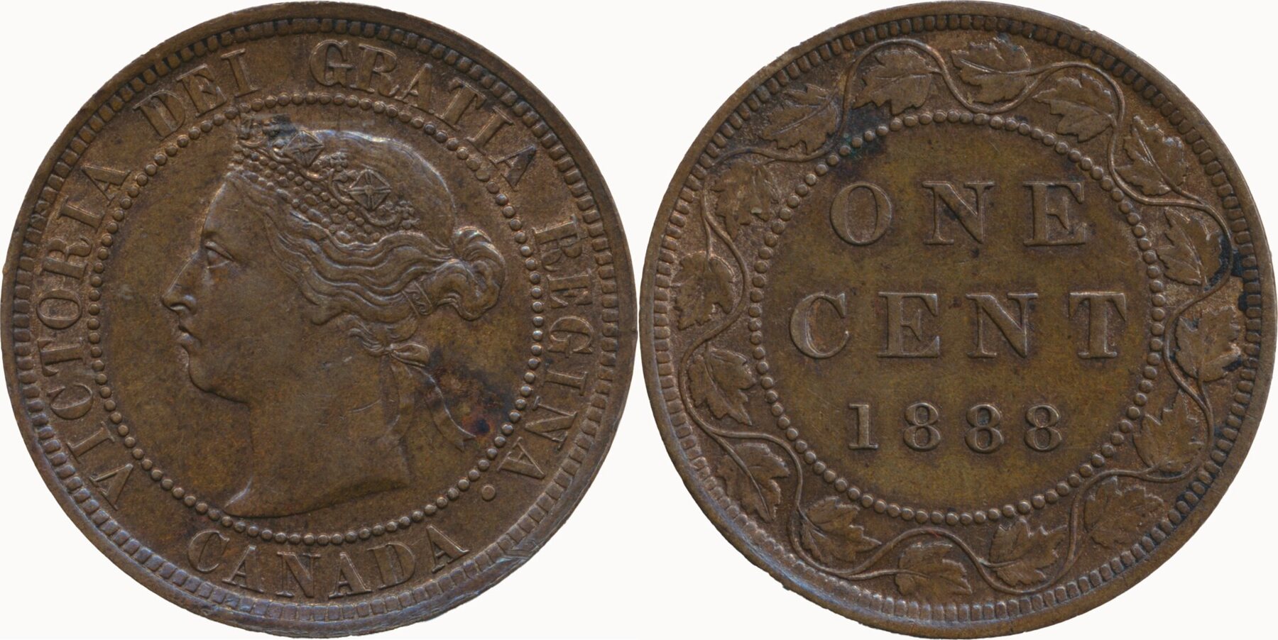 Mynter 1 Cent 1888 AU Canada | MA-Shops