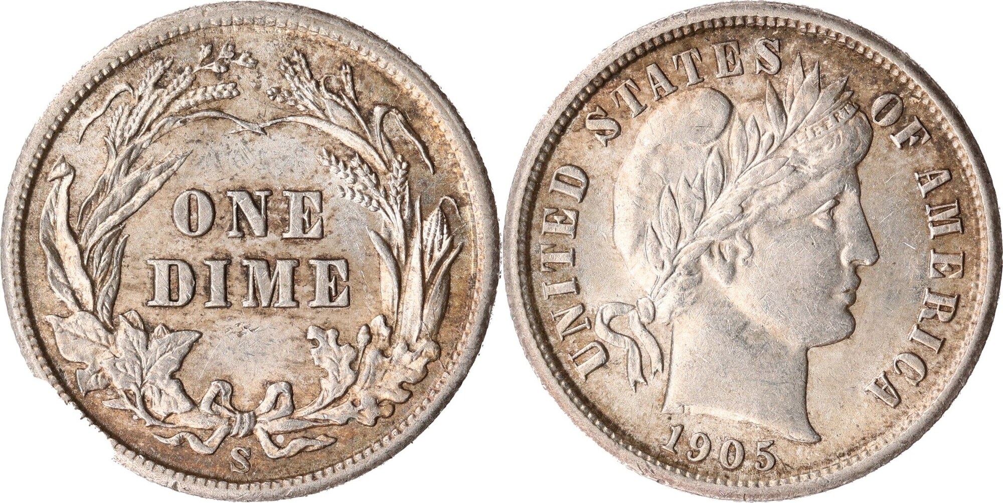 Mynter Dime 1905 S USA UNC | MA-Shops