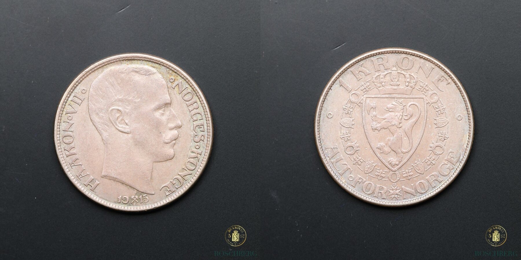 Mynter 1 Krone 1915 Norge Kv 01 | MA-Shops