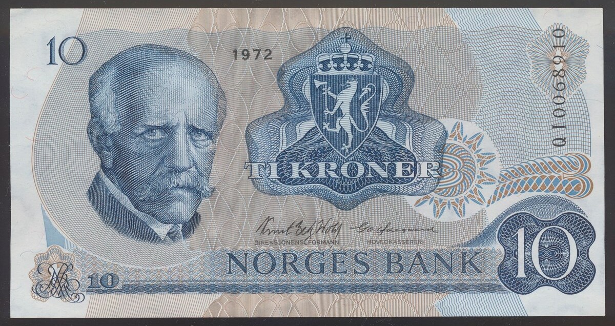 Sedler 10 Kroner 1972 QI Erstatning Kv 0 | MA-Shops