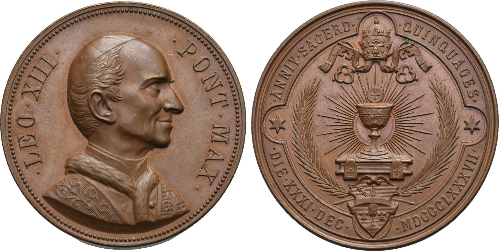 Papal Medals. Leo XIII (1878-1903) | MA-Shops