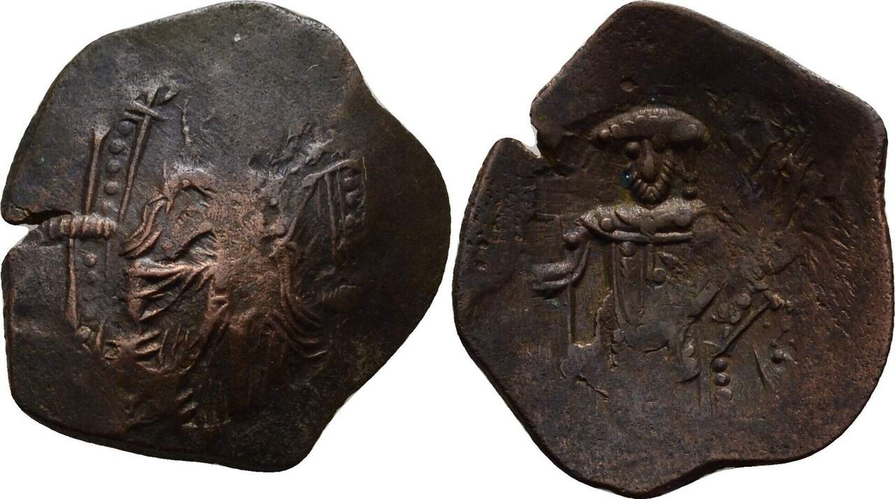 Byzanz Constantinople Trachy 1185-1192 Isaac II Angelus 1185-1195 VF ...