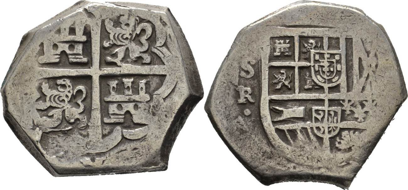 Spanien Mexico Potosi Sevilla 8 Reales 1581-1665 Philipp II. bis Philipp IV., 1556-1665 VF | MA ...