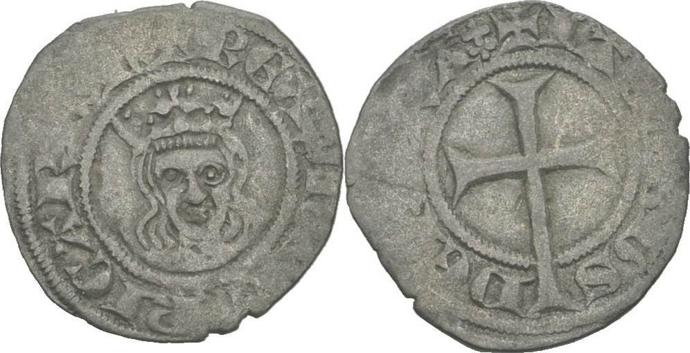 Spanien Dobler 1276-1311 Jaume II de Mallorca (1276-1285 y 1298-1311 ...