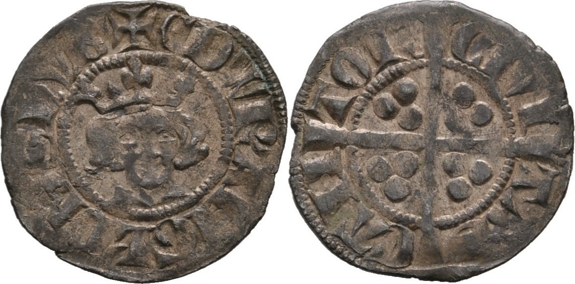 England Penny 1300-1301 Edward I. 1272-1307. VF | MA-Shops