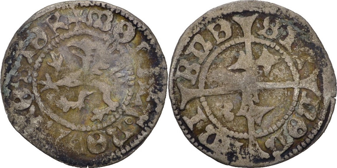 Rostock, Stadt Schilling 1537-1540/46 kl. Bug, VF | MA-Shops