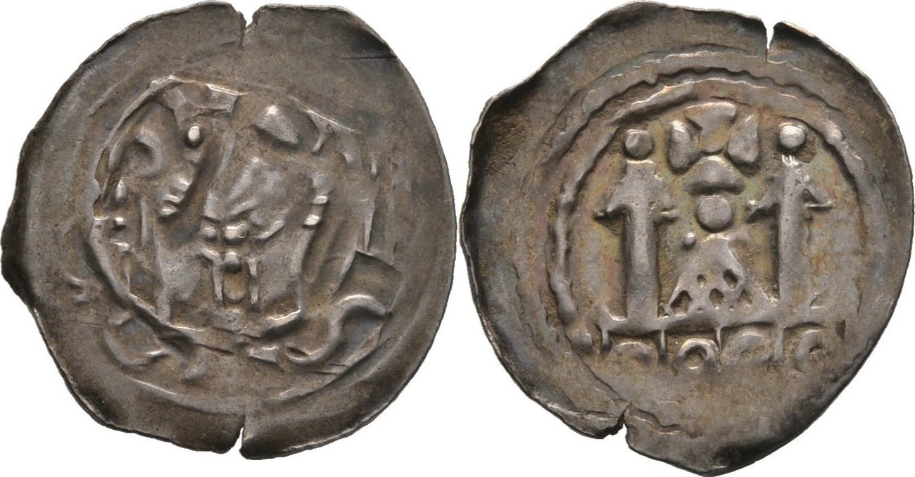 Salzburg Kärnten Friesach Pfennig Adalbert II. von Böhmen 1168-1177 und ...