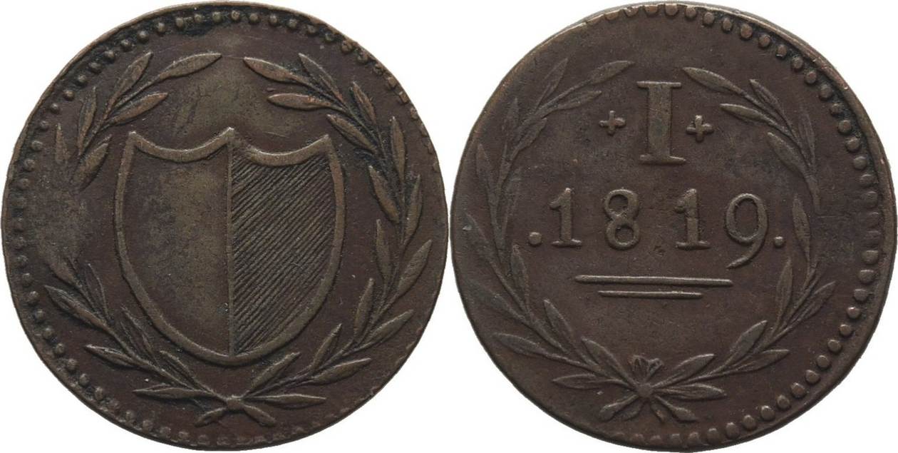 Frankfurt Token " Judenpfennig " 1819 VF+ | MA-Shops