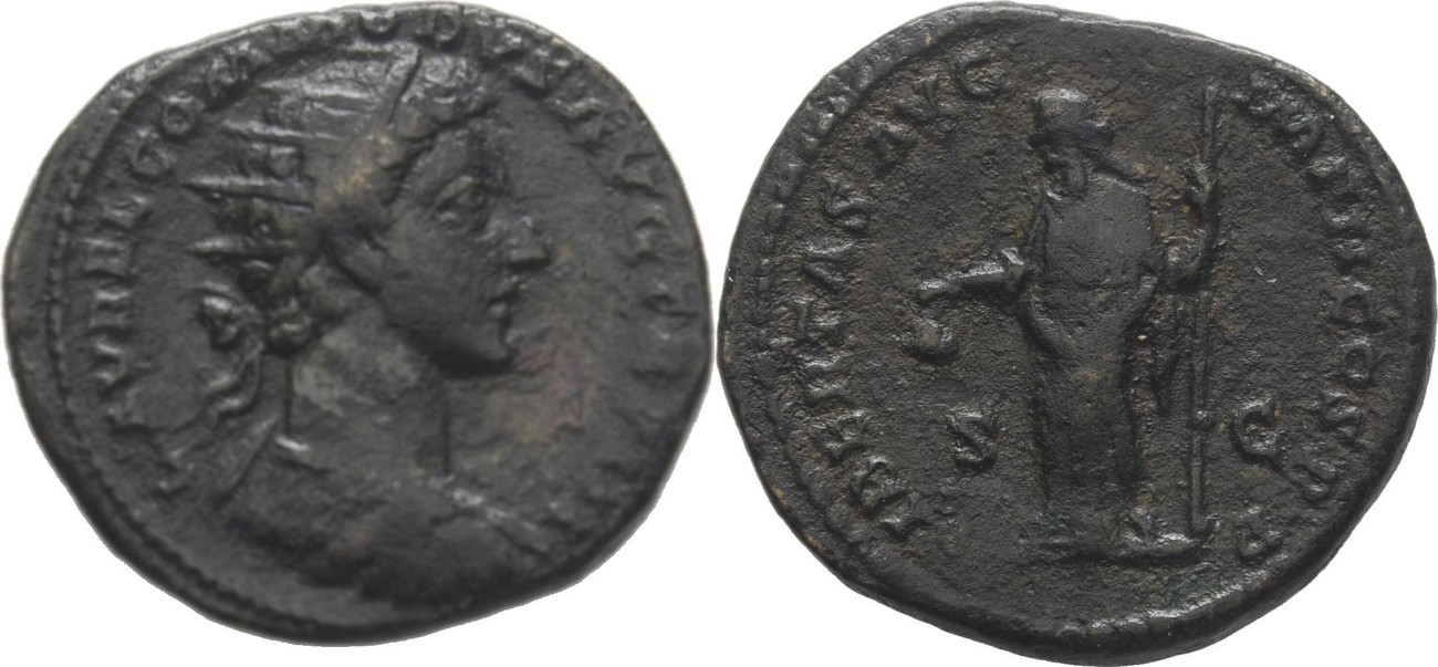 RÖMISCHE KAISERZEIT Dupondius 178 Commodus, 175-177 VF | MA-Shops