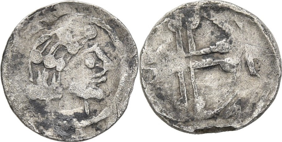 Niederlande Holland Denar Florin IV. 1222-1234 VF | MA-Shops