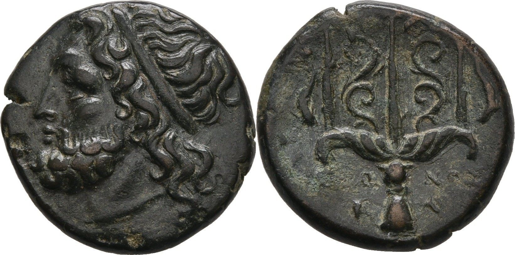 Hieron 2 Syrakus Sicily Sicily, Syracuse. Hieron II (275 215 BC). Æ