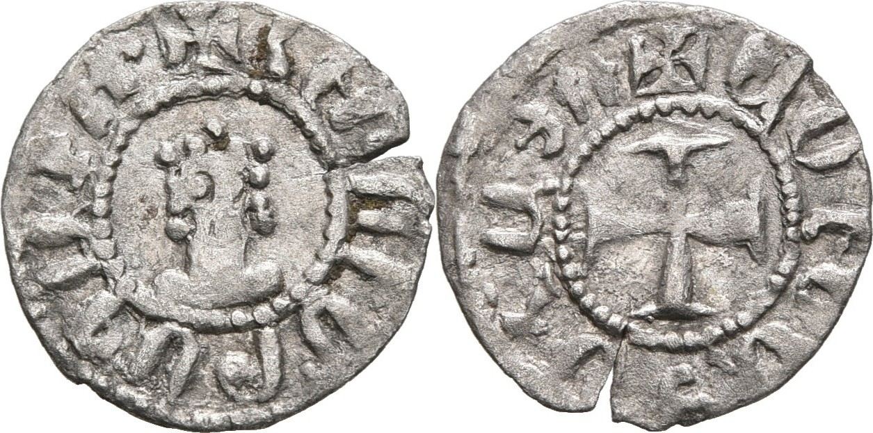Kreuzfahrer Kilikien Armenien Obol Hetoum II., 1226-1270 VF | MA-Shops