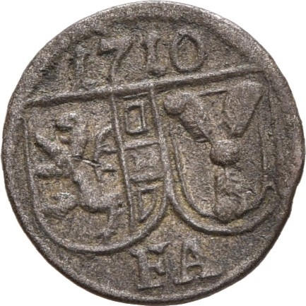 Salzburg, Bistum Einseitiger Pfennig 1710 Franz Anton von Harrach, 1709 ...