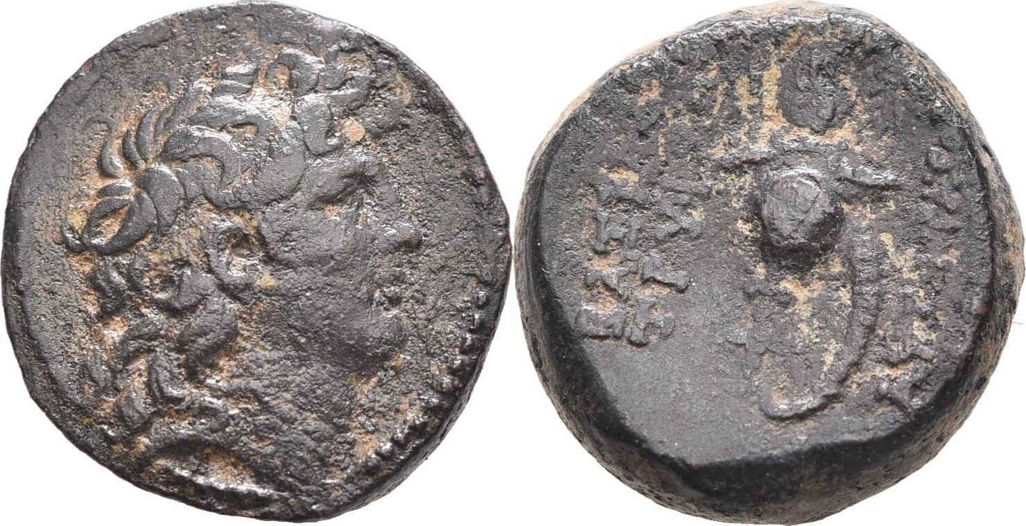 Seleucid Kings Antiochia Bronze Tryphon, circa 142-138 VF | MA-Shops