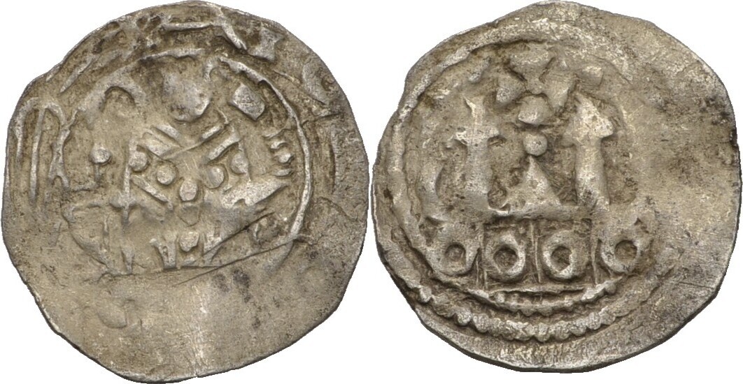 Kärnten Friesach Salzburg Pfennig 1170-1200 Adalbert II. von Böhmen ...