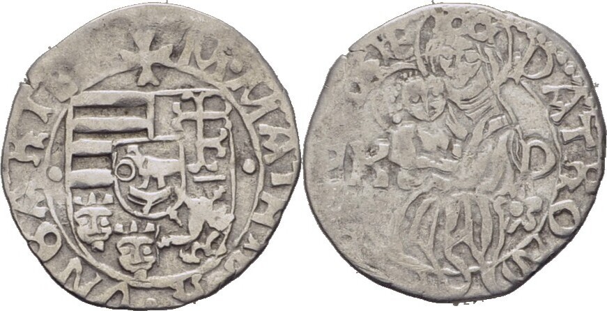 Ungarn Denar 1468-1490. Matthias I. Corvinus, 1458-1490 VF | MA-Shops