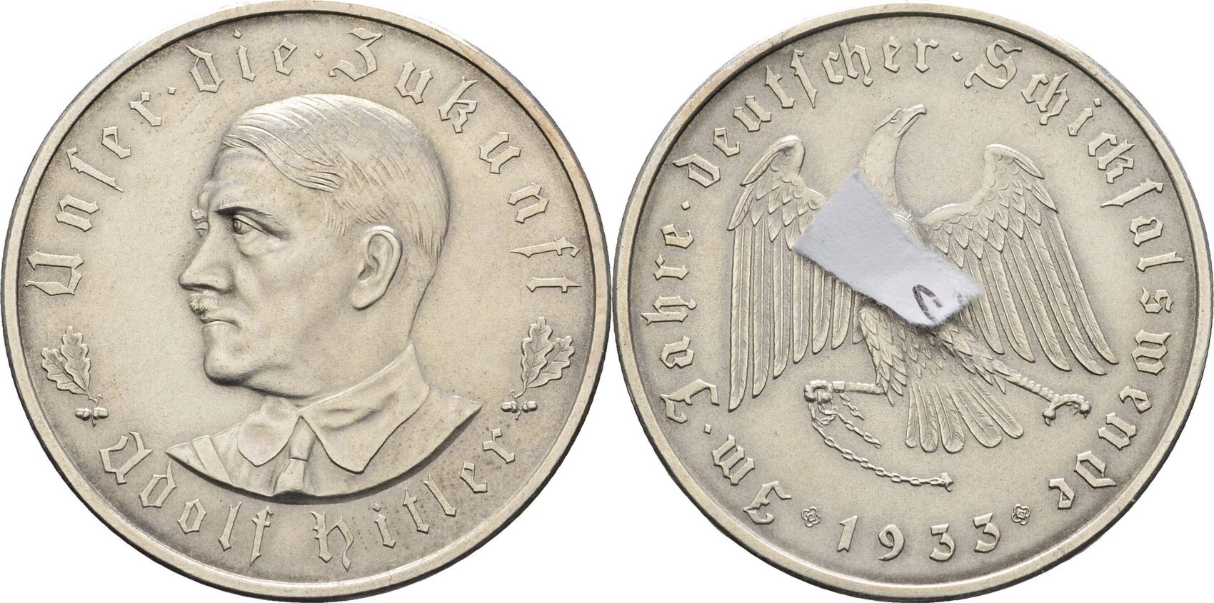 Deutsches Reich Medaille 1933 Adolf Hitler EF | MA-Shops