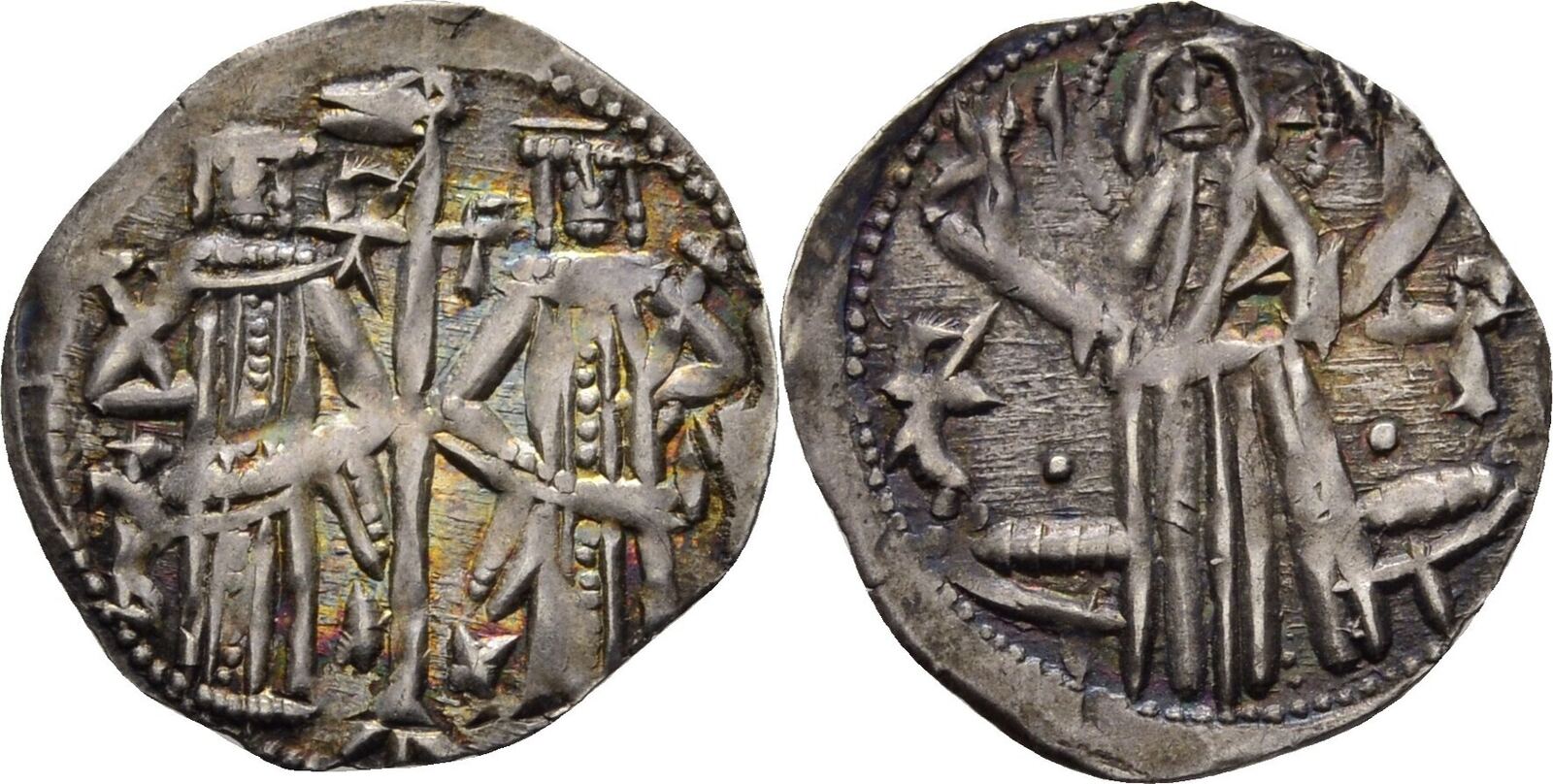 Bulgarien Grosso Ivan Alexander und Michael IV Asan (1330-1355). VF ...