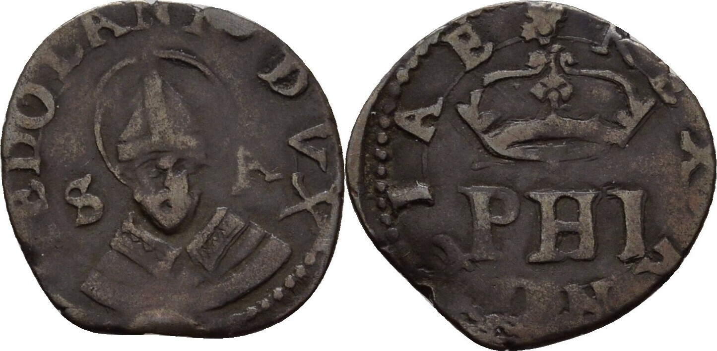 Italien Mailand Milano Trillina 1556-1598 Philipp II. 1555-1598. VF ...