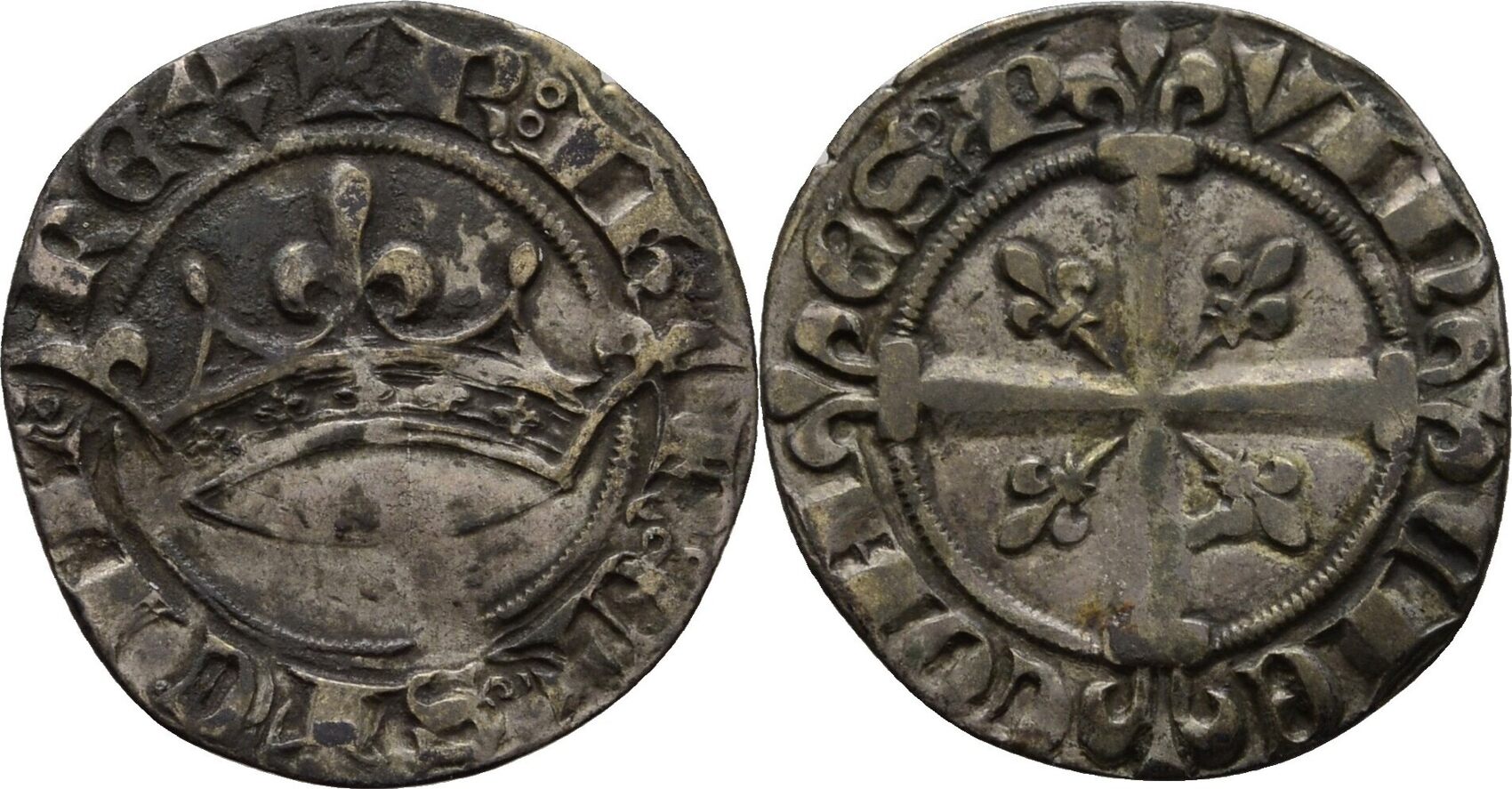 Frankreich Provence Sol coronat 1309-43 Robert von Anjou, 1309-1343 VF | MA-Shops