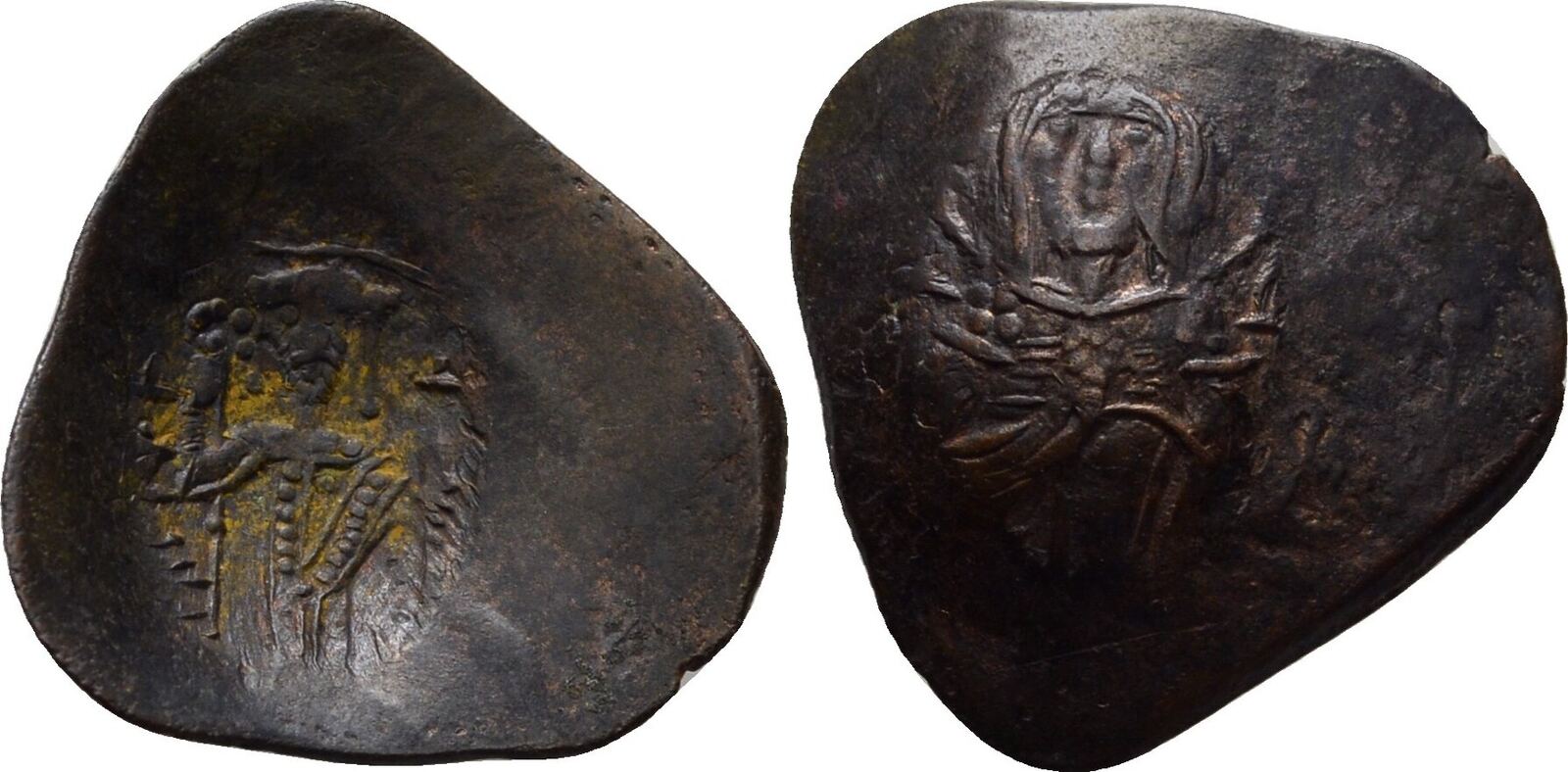 Byzanz Constantinople Trachy 1185-1192 Isaac II Angelus 1185-1195 VF ...