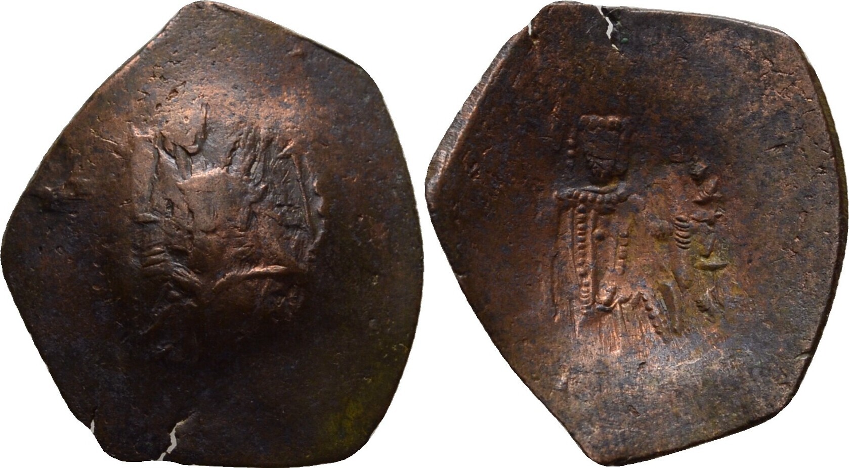 Byzanz Constantinople Trachy 1185-1192 Isaac II Angelus 1185-1195 VF ...