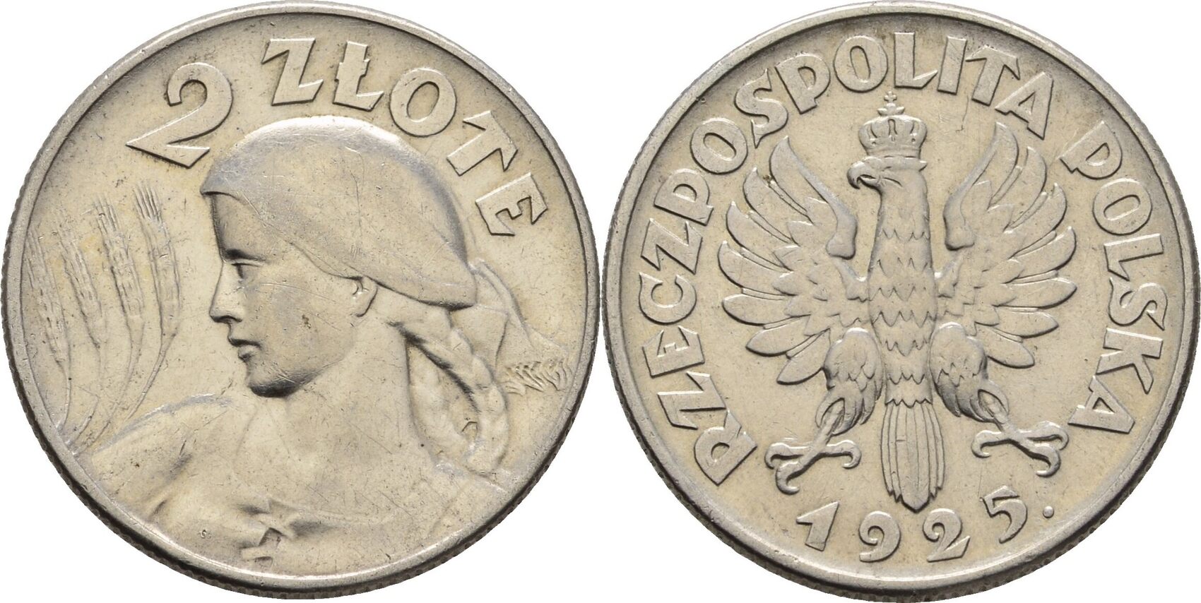 Polen 2 Zloty 1925 VF | MA-Shops