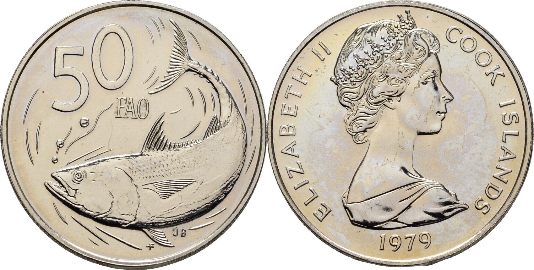 Cook Islands 50 Cents 1979 CH UNC | MA-Shops