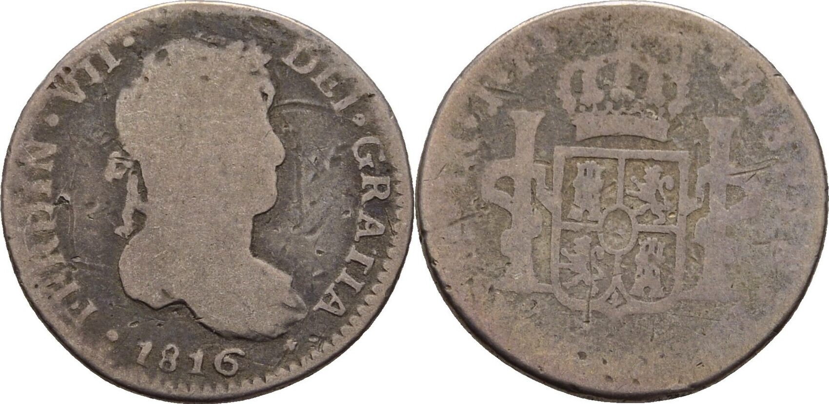 Spanien 1 Real 1816 Ferdinand VII. s | MA-Shops