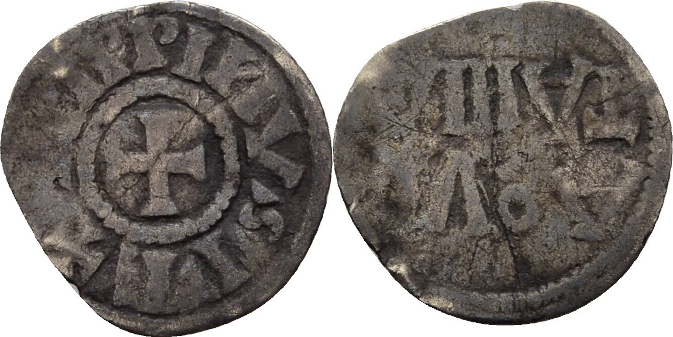 Bourges Aquitanien Obol Pippin II., 839-852. l. Bug, VF- | MA-Shops