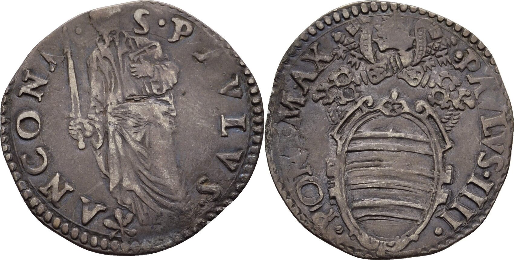 Vatikan Ancona Giulio Paul IV., 1555-1559 VF | MA-Shops