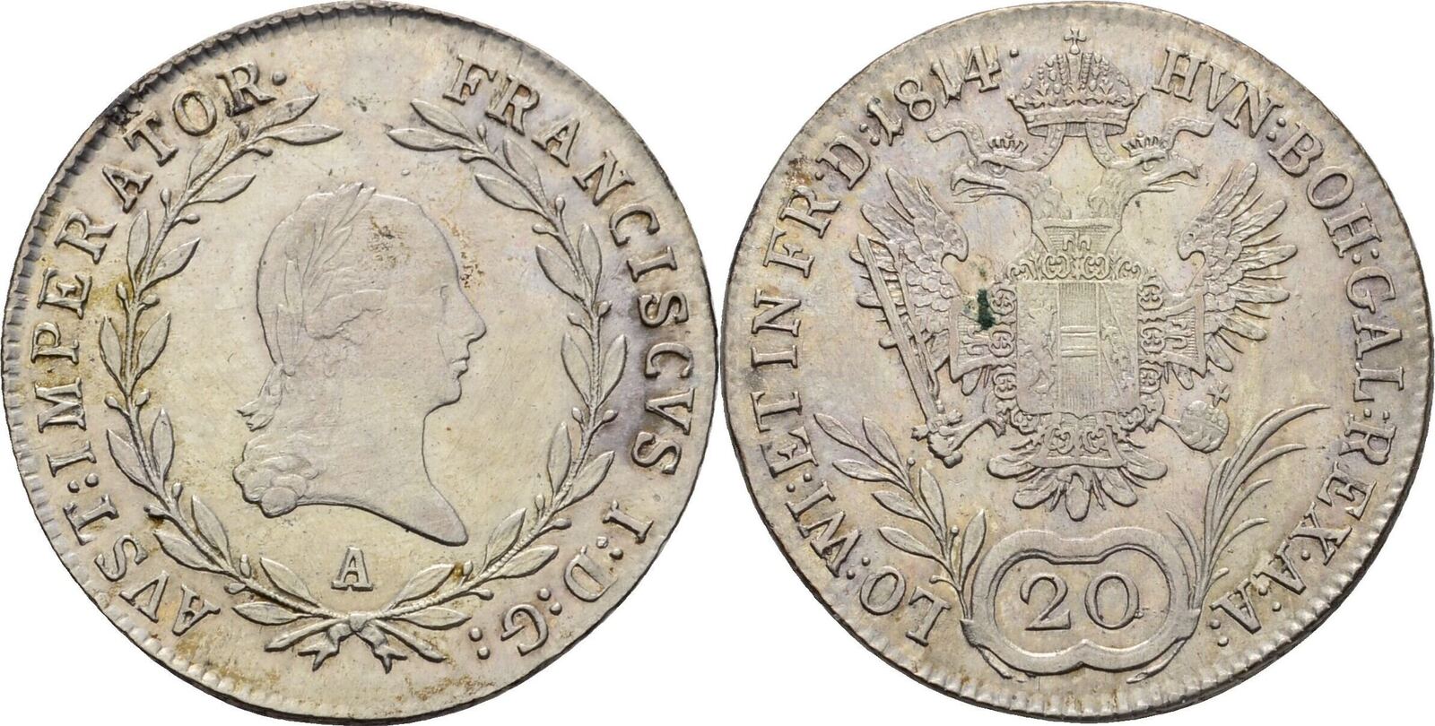 Österreich Habsburg Wien 20 Kreuzer 1814 Franz II./I., 1792-1835 EF | MA-Shops