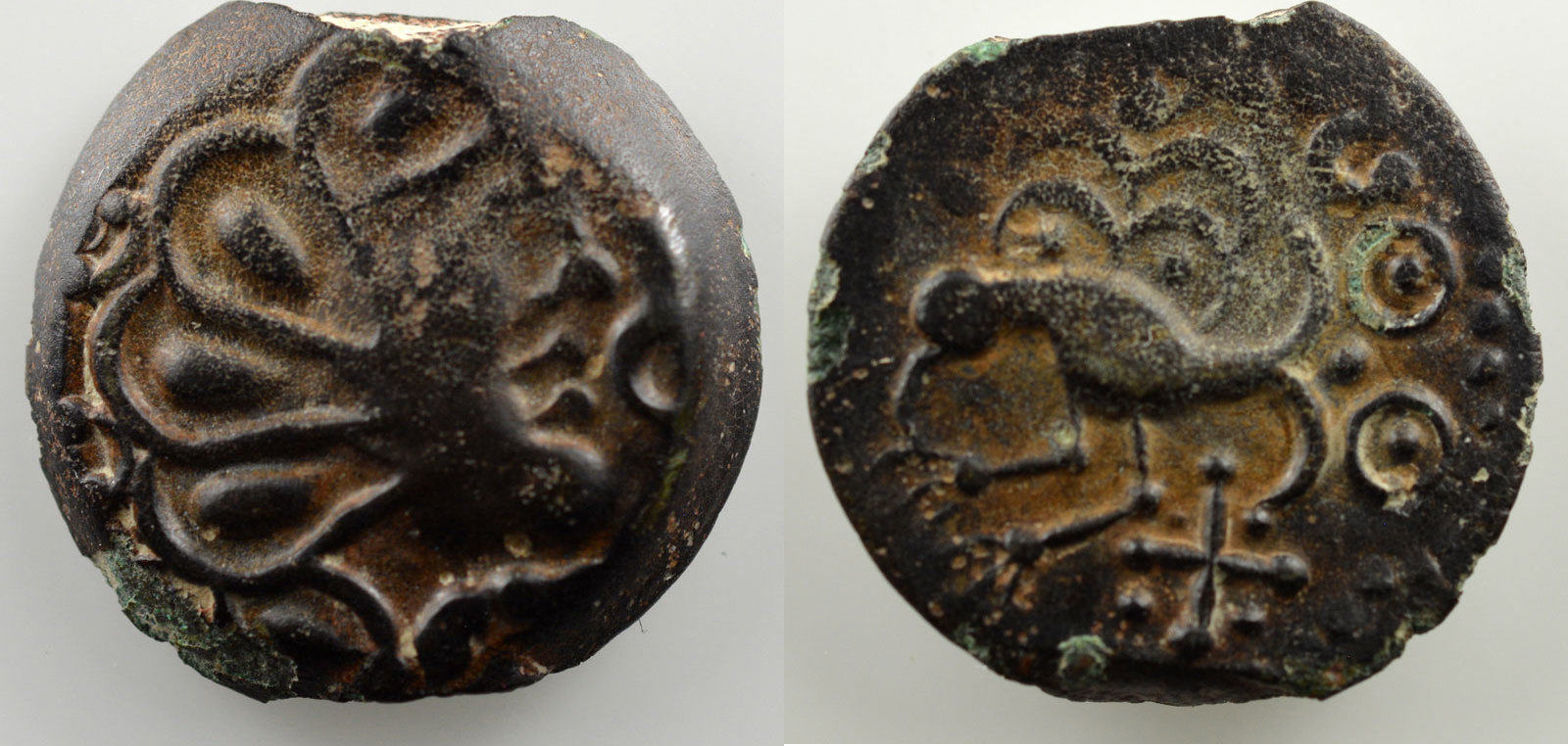 Celtic coins Senones Bronze TTB/TTB+ | MA-Shops