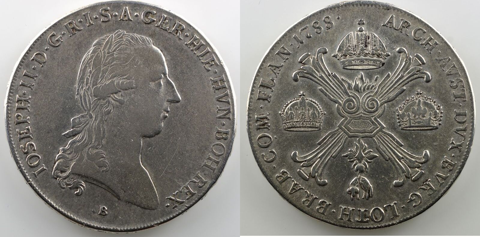 World coins Pays-Bas autrichiens Joseph II (1780-1790) Kronenthaler ...